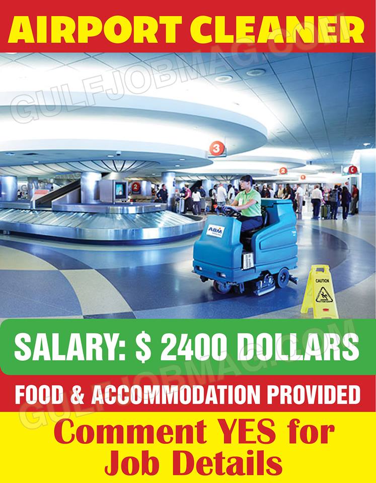 Airport Cleaner wanted in Newzealand - Gulf Job Mag